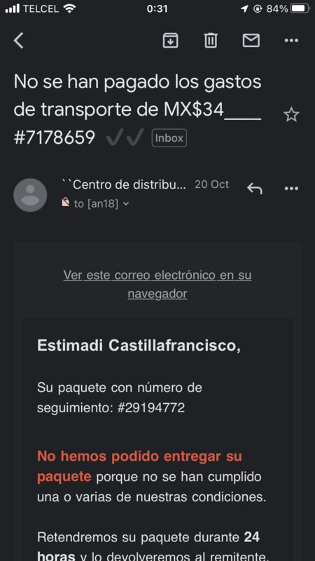 Oawkq.com | Vupolscheh@kodehexa.net | Centeo de Distribución | 1 ...