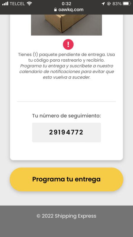 Oawkq.com | Vupolscheh@kodehexa.net | Centeo de Distribución | 1 ...